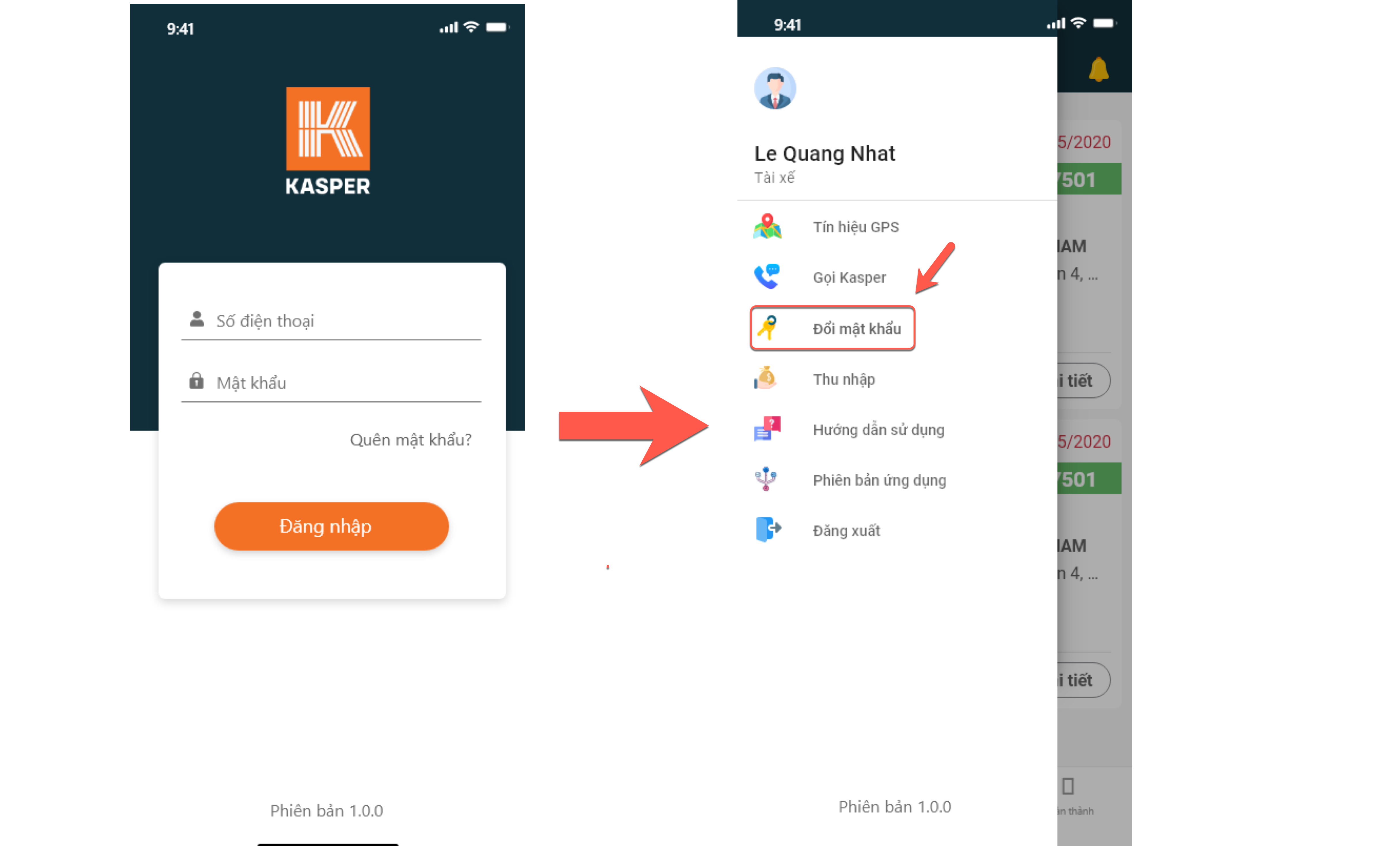Mobile - Kasper - Documentation